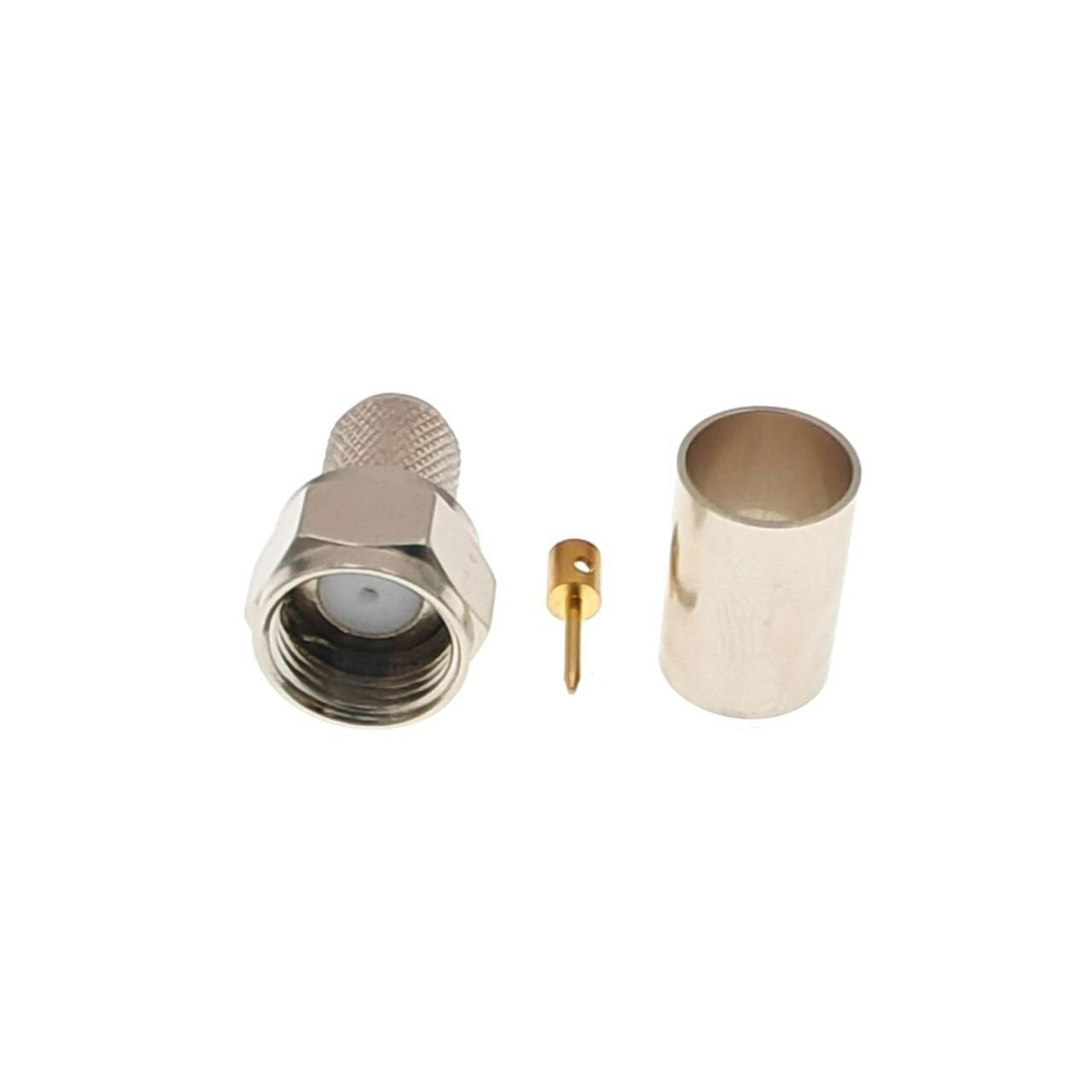 ВЧ-разъём F(male) обжимной под кабель 5D-FB