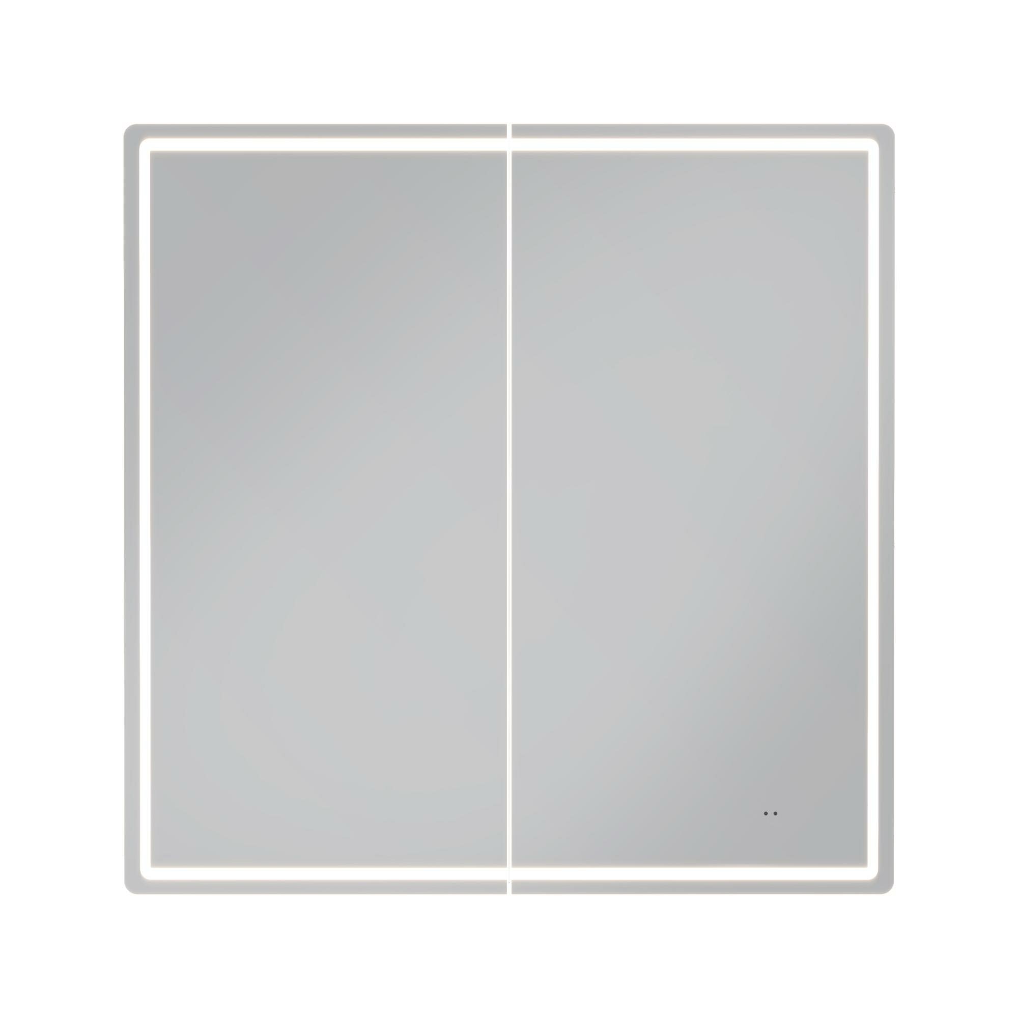 Зеркальный шкаф Vigo Geometry Classic 80 118 с подсветкой цвет Белый