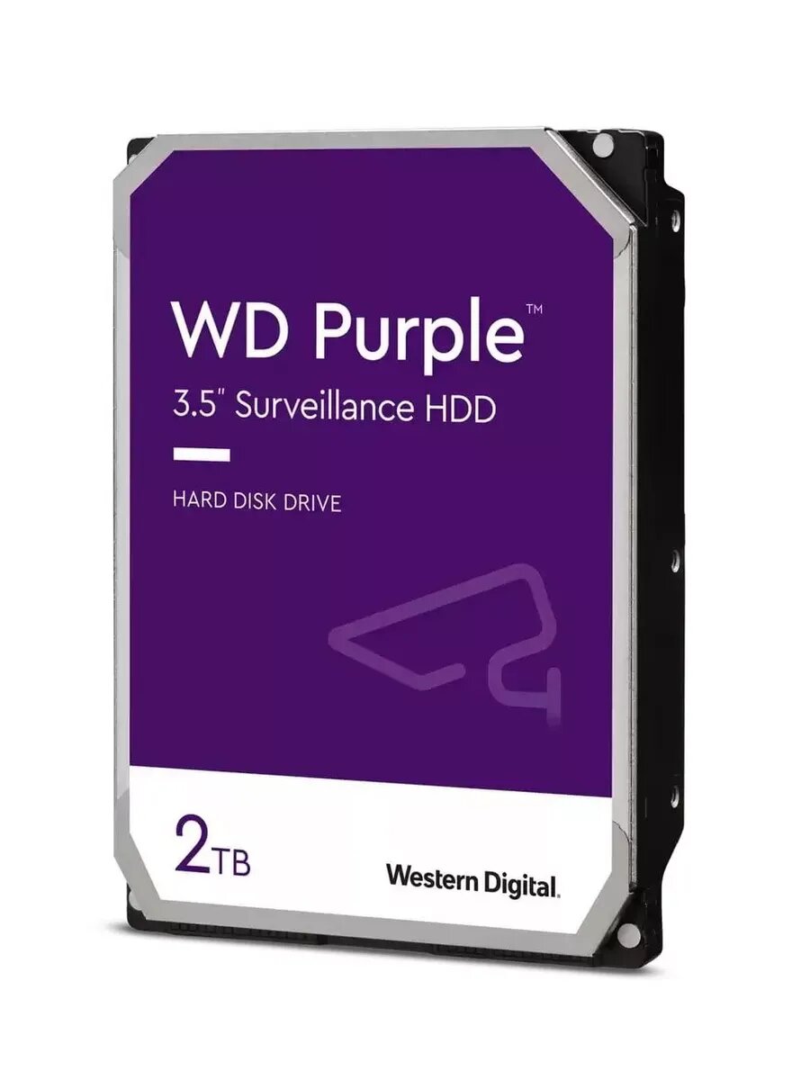 Жесткий диск SATA-III 2TB 23PURZ Surveillance Purple