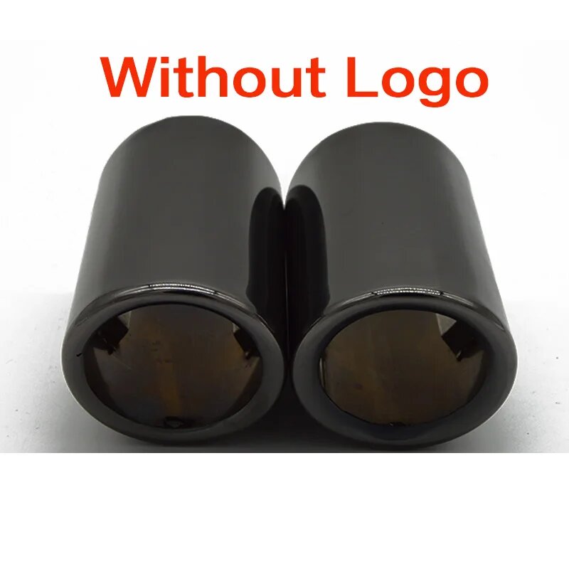 Atreus 2 шт. автомобильный наконечник выхлопной трубы глушитель Обложка для Volkswagen VW Polo Bora Golf 6 Golf 7 Mk6 Mk7 Jetta Scirocco 1,4 T аксессуары, Black