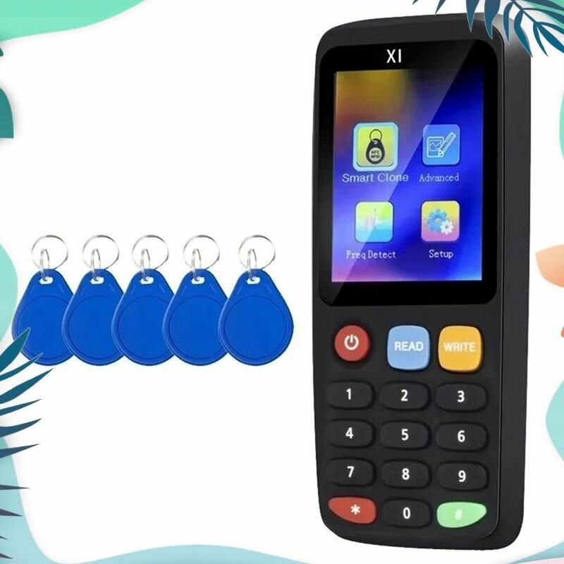 (H R C F) X7 RFID Смарт-Чип NFC Декодер Дубликатор + 5XCUID Брелоков-Меток Копировальный Аппарат