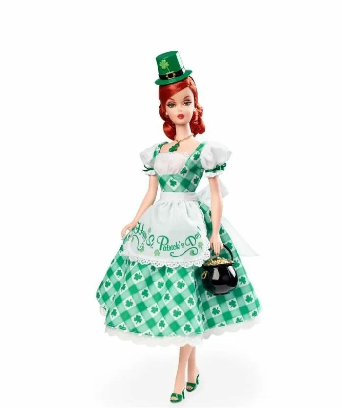 Кукла Barbie Shamrock Celebration (индийский паспорт)Ограниченное коллекционное издание