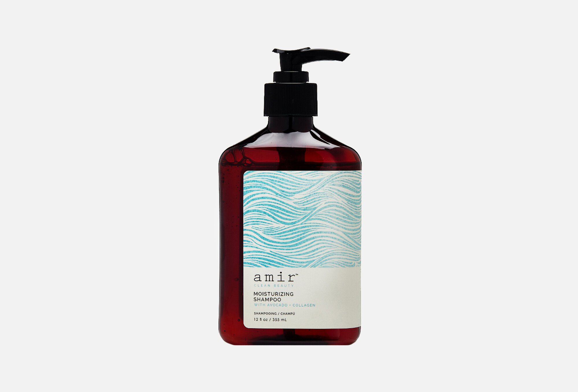 Увлажняющий шампунь для всех типов волос AMIR CLEAN BEAUTY MOISTURIZING SHAMPOO 355 мл
