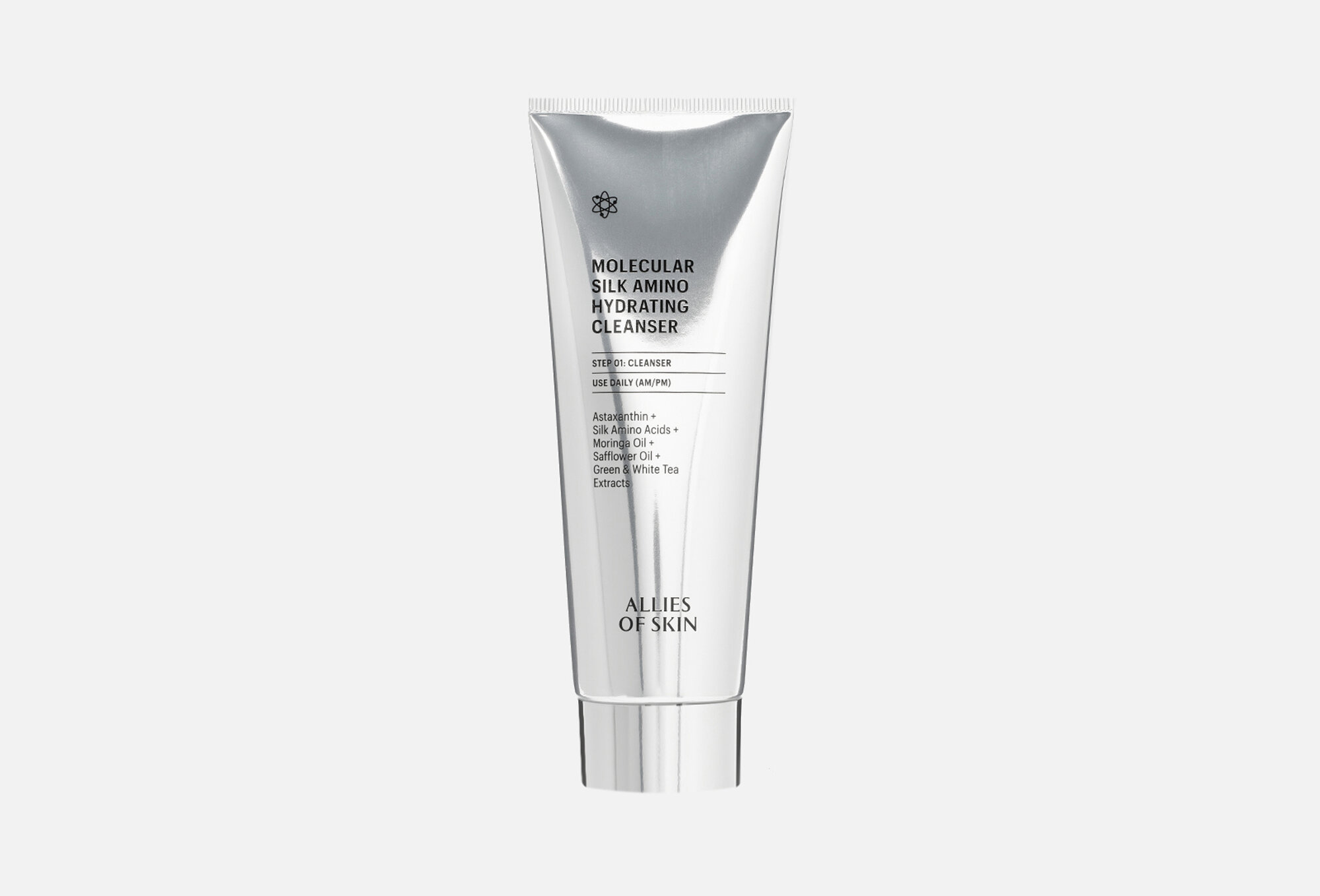 Очищающий гель для умывания лица ALLIES OF SKIN Molecular silk amino hydrating cleanser 100 мл