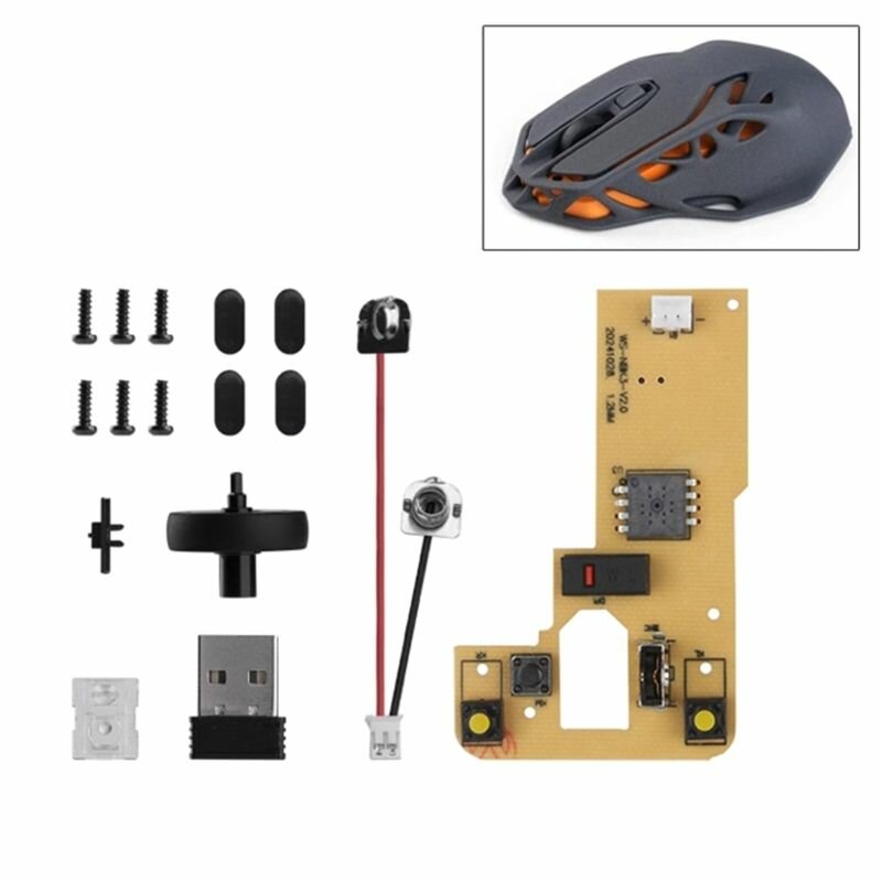 Компоненты креативной модели мыши для 3D-печати MH002