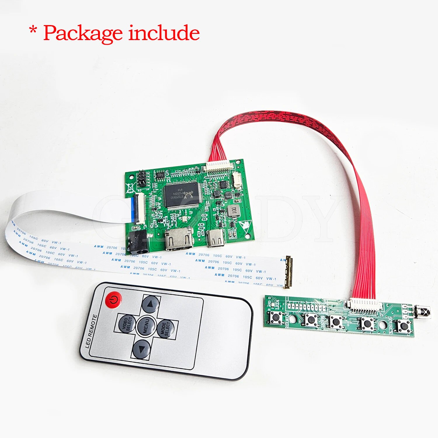 GLZLDY Плата драйвера HDMI Type-C к EDP RTD2556VD