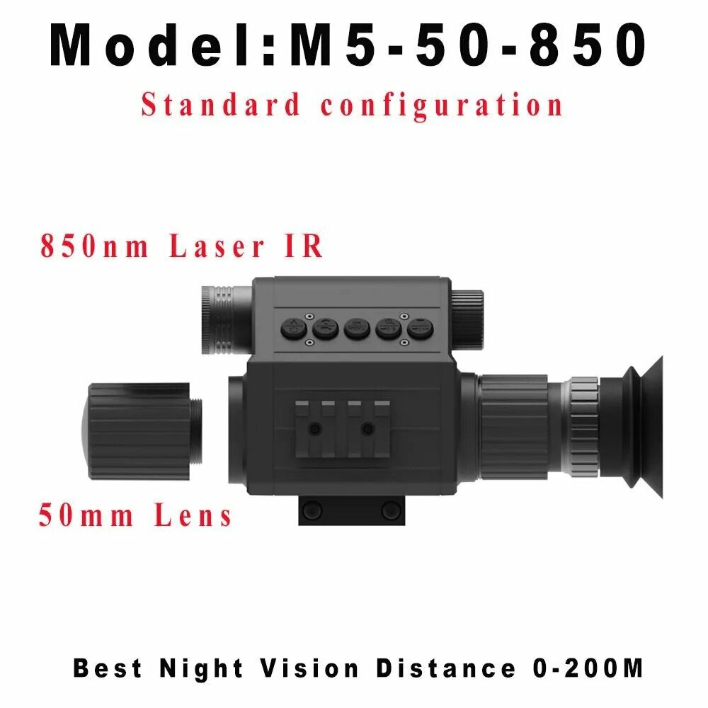 Xiaomi YouPin 4X цифровой монокуляр ночного видения 1080P инфракрасный ИК ночного видения M5-850-50