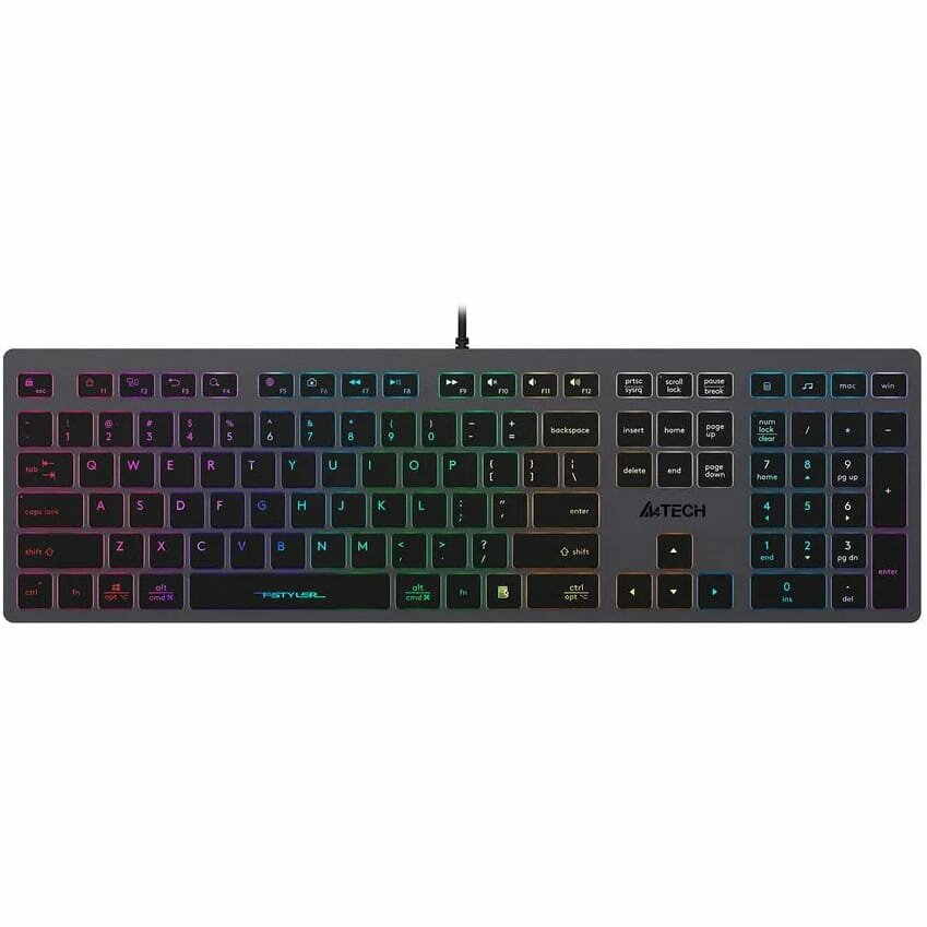 Клавиатура A4Tech FX60 GREY / NEON