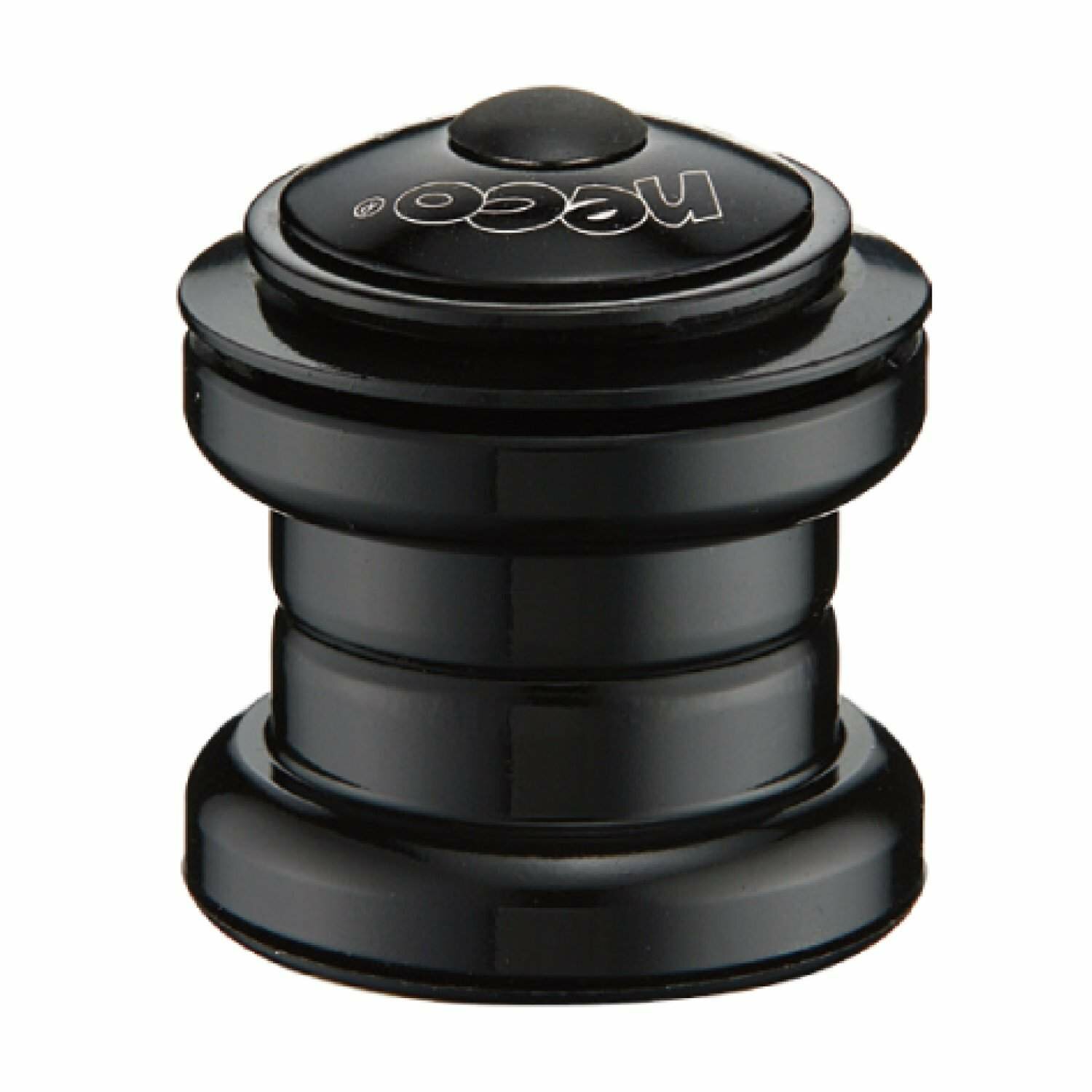 Рулевая колонка NECO 1-1/8" резьб. с переход-1", EC 34/25,-24T EC 34/27, 5/32"x16- 2шт, 33,5мм, черн