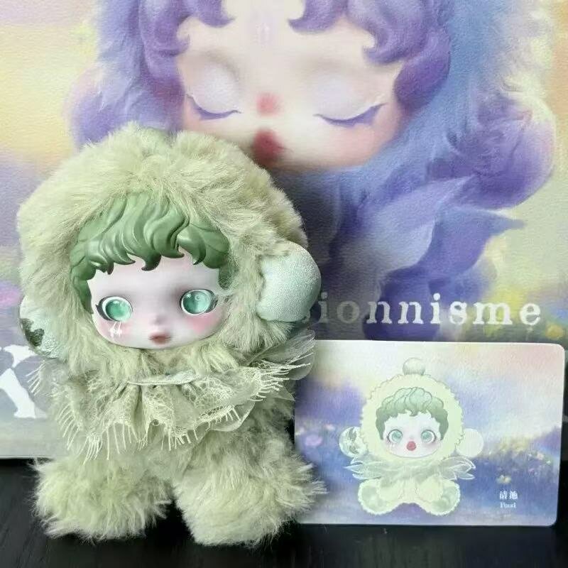 Плюшевая кукла POP MART SKULLPANDA из серии L'impressionnisme, в закрытой коробке (1 шт./9 шт.), ограниченная серия: 2 шт./2 набора в одном заказе.
