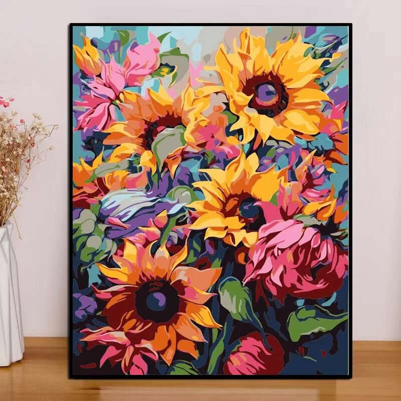 Картина по номерам / Благословение небожителей / холст на подрамнике,30х40 см Очень подходит для отделки стен，Это не готовый продукт, и вам нужно сделать его самостоятельно