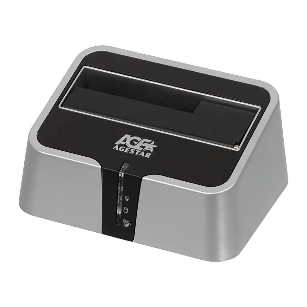 Док-станция для HDD AgeStar 3UBT2, серебристый