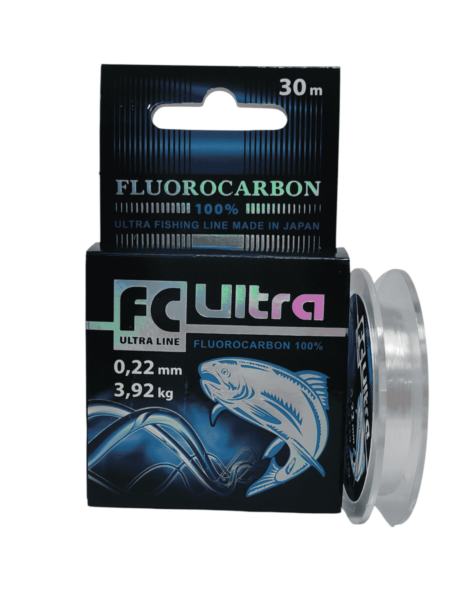 Леска AQUA FC Ultra Fluorocarbon 100% 0,22mm 30m
