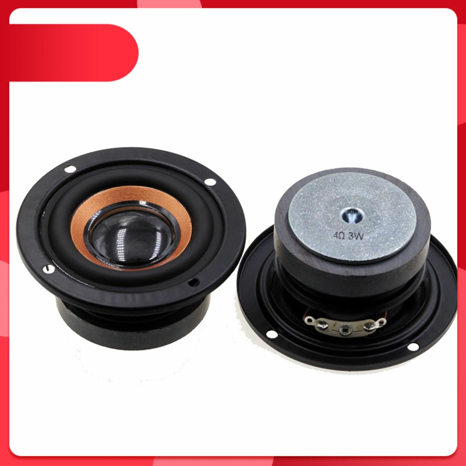 2 -дюймовые динамики полная частота 4om 3W DIY Speaker Bass Sound Discower