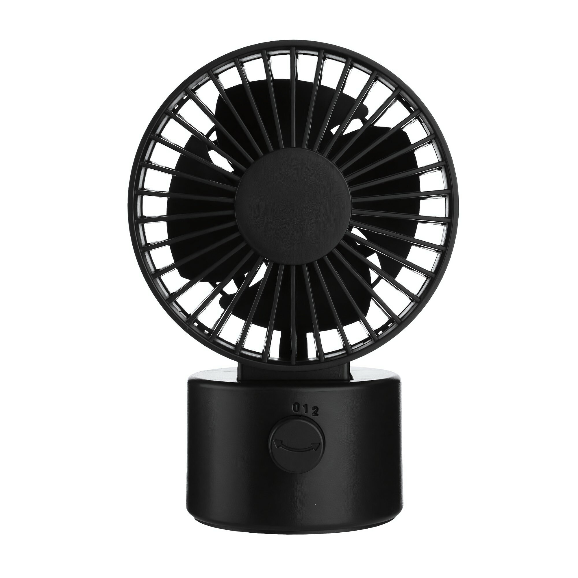 Настольный вентилятор Muji, USB, размер 15x10x7.5 см, цвет черный