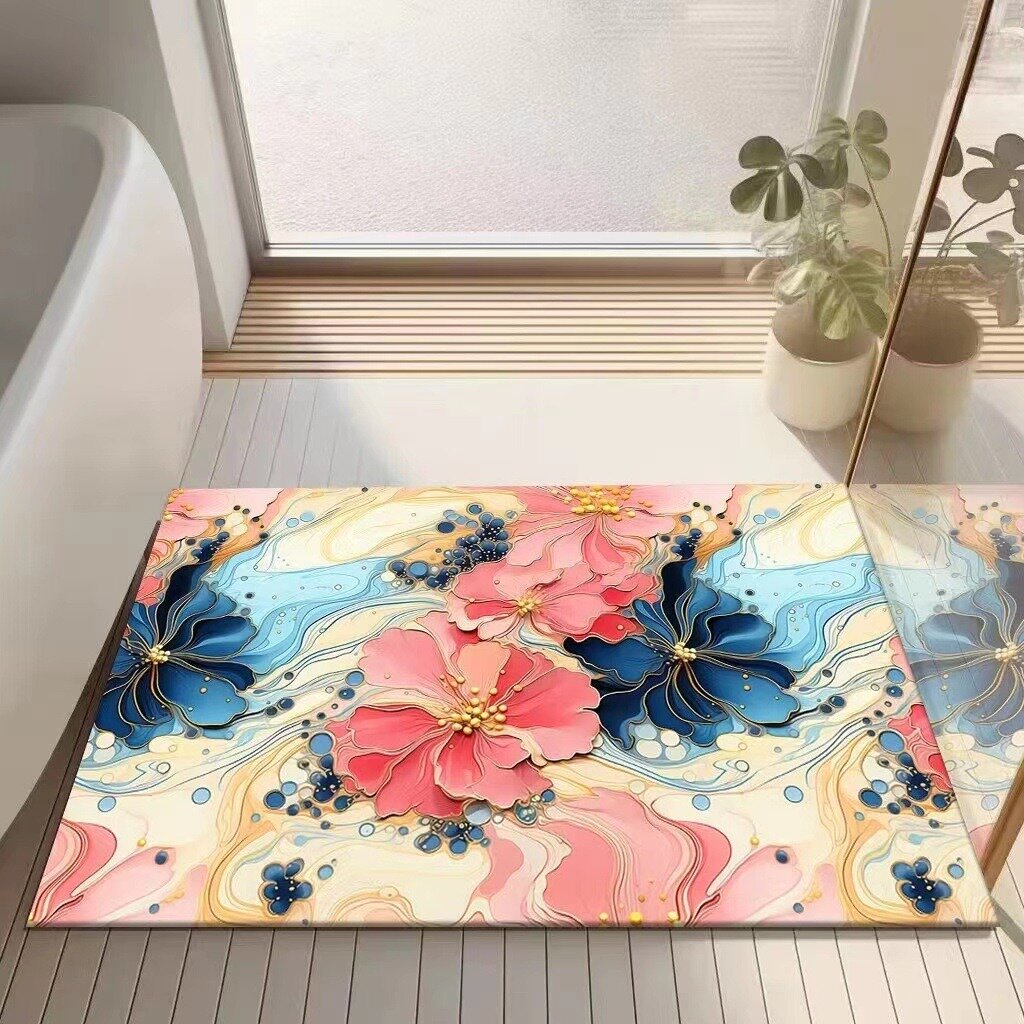 Коврик диатомитовый 45x70 см Цветной