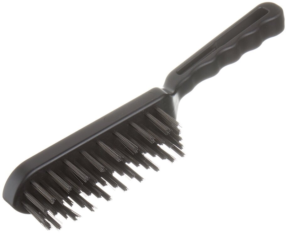 Корщетка ручная Зубр металлическая 260 мм пятирядная с пластиковой ручкой