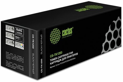 Картридж лазерный CACTUS (CS-TK1200) для KYOCERA P2335/M2235/M2735/M2835, ресурс 3000 стр.