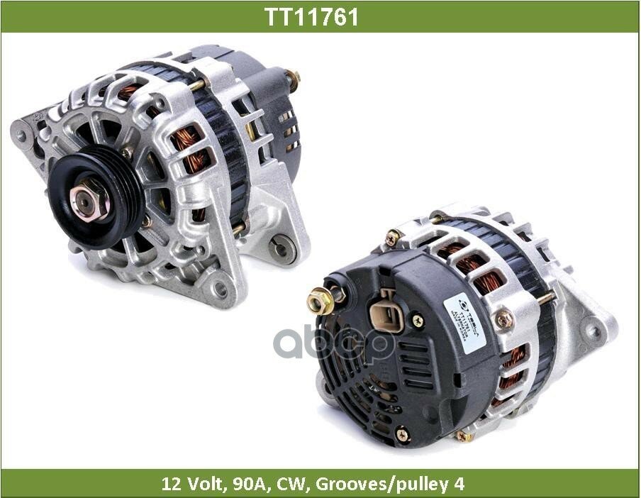 Генератор Hyundai Accent (ТагАЗ), Getz 02-, Tucson 04-; 80A 37300-22600 Tesla Technics Tesla Technics арт. TT11761