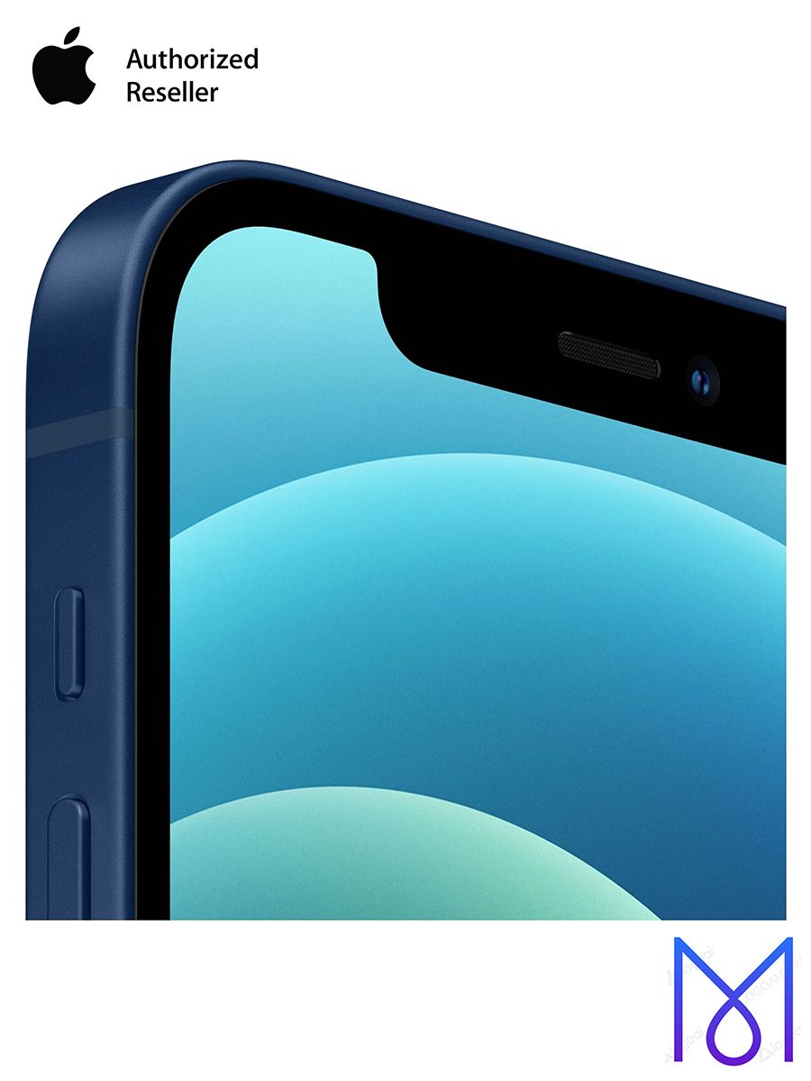 Apple Смартфон iPhone 12 mini, 5.4“, 2227mAh, nanoSIM+eSIM Global 4/128 ГБ, Nano-SIM, eSIM — фото 1