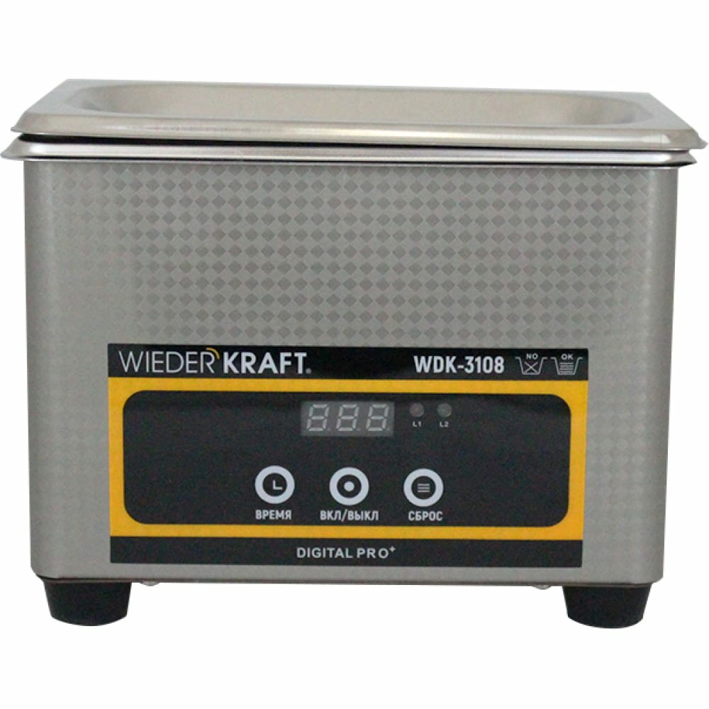 Ультразвуковая ванна WIEDERKRAFT (мойка) 0,8 литра WDK-3108