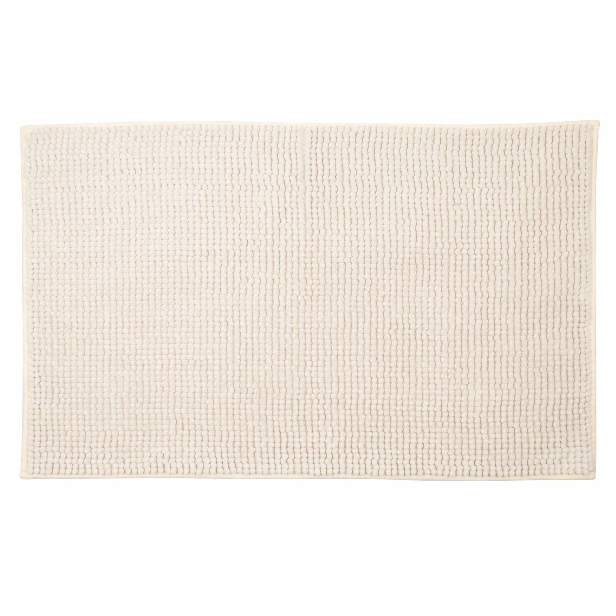 Коврик, размер 50х80 см, полиэстер, молочный, Hillock, Kuchenland