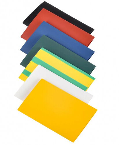 Набор термоусадочных трубок Iek нг-LS 30/15 100мм 7 цветов по 3шт, UDR10-030-015-021-S