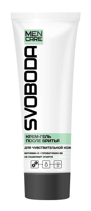 Svoboda Men Care крем-гель после бритья для чувствительной кожи 76мл