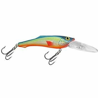 Воблер для рыбалки AQUA PIRATE 85mm, цвет 105 (сине-оранжевый клоун), 1 штука