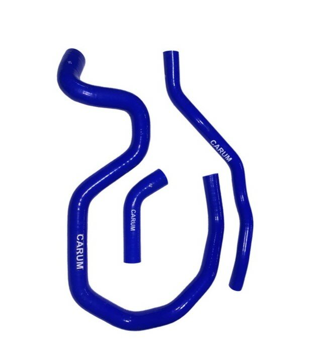 Патрубки отопителя Lada Largus 16 клап. силикон, 3 шт. CARUM