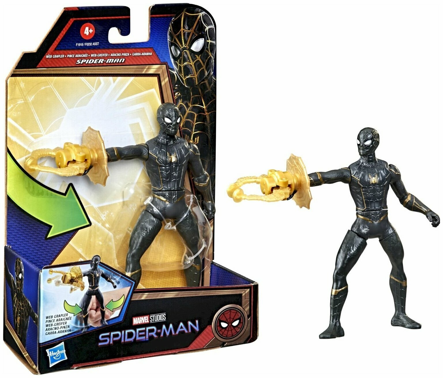 Spider Man Hasbro Фигурка Человек Паук с аксессуарами F0232/F1918