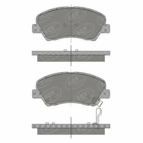 Колодки тормозные дисковые Sct SP667