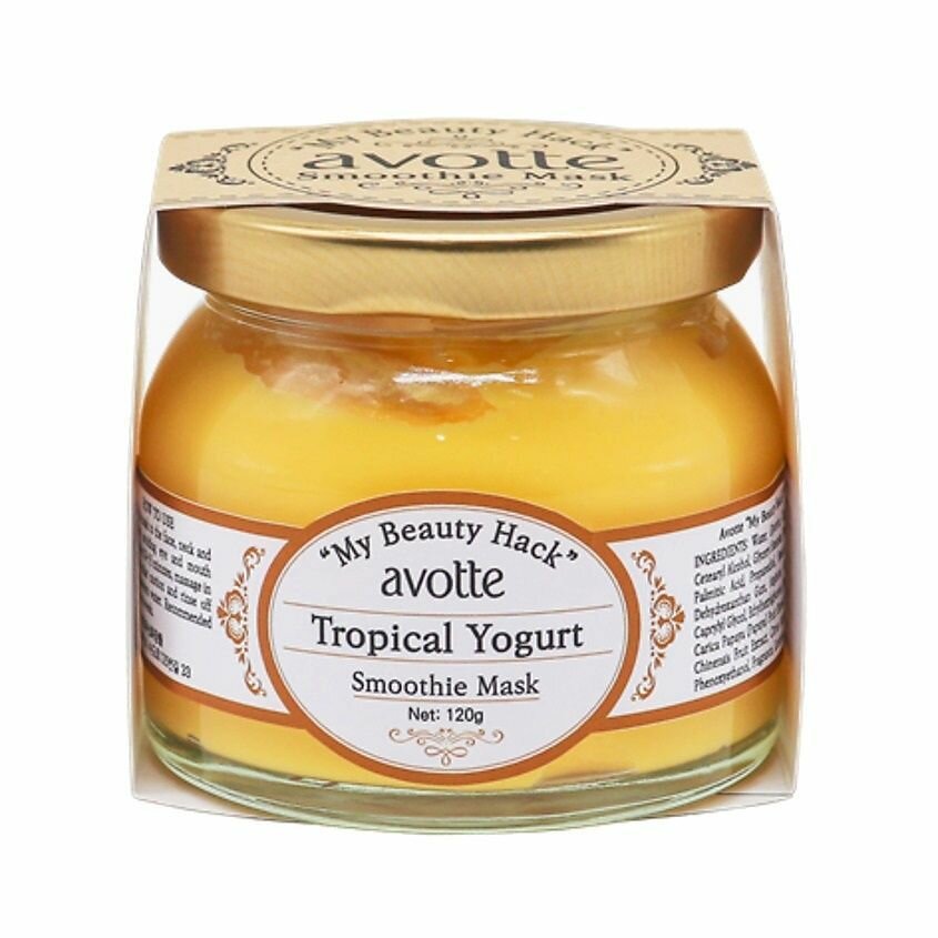 AVOTTE Маска для лица смываемая тропическая (Tropical Yogurt Smoothie Mask) 120 г
