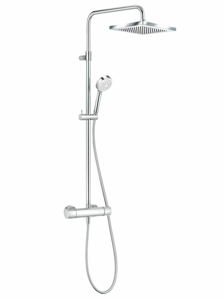 Душевая система со смесителем термостатом Kludi Logo 680980500