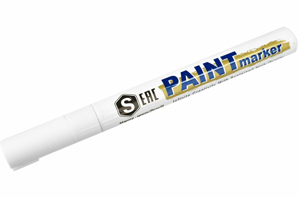 SAMGRUPP маркер-краска белая 16050 для нанесения на различных поверхностях и рисунках