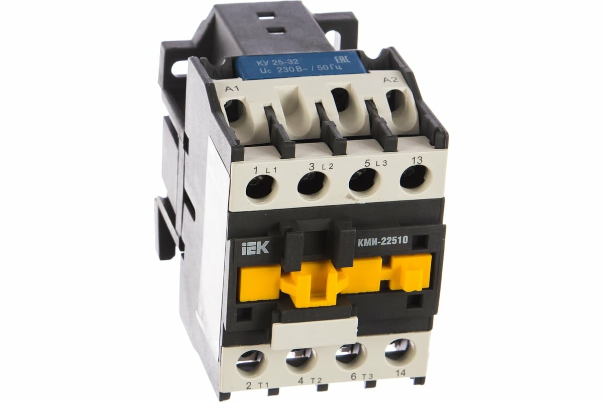IEK Контактор КМИ-22510 25А 220В KKM21-025-230-10 для промышленной электроустановки