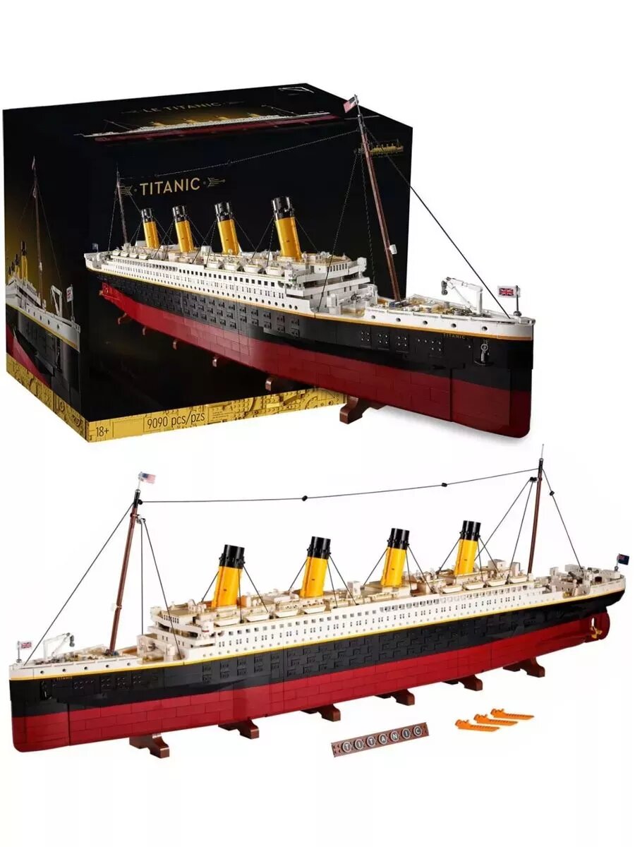 Конструктор Пароход Титаник 9090 деталей