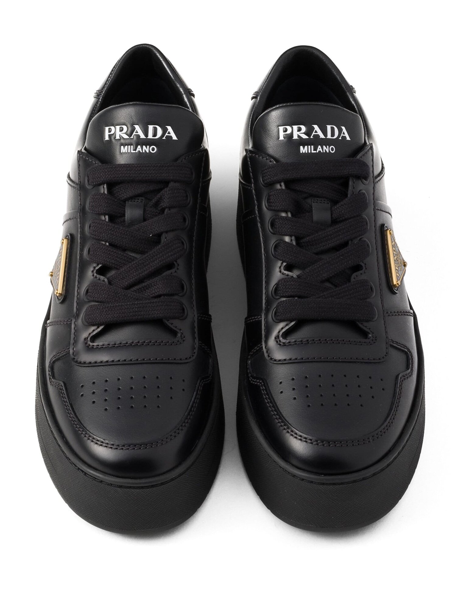 Кроссовки Prada Downtown Bold, размер 36 EU, black/black — фото 1