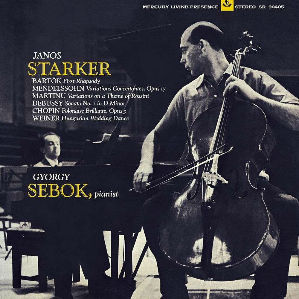 Виниловая пластинка Bela Bartok (1881-1945) - Janos Starker & Gyorgy Sebok (180g) (1 LP)