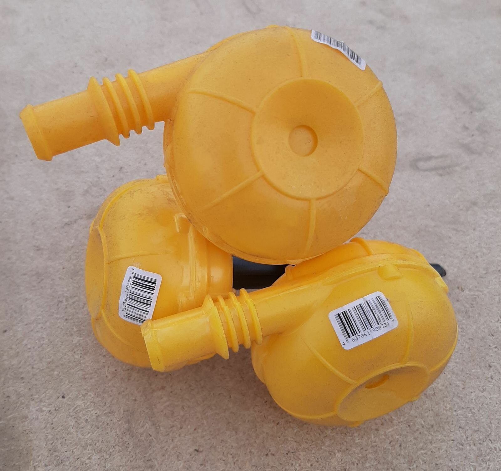 Комплект 3 шт насадка для полива универсальная улитка НПУ-500 ; еврокуб ; теплица ; парник ; шланг для полива ; пластиковая бочка ; улитка ; газон ; орошения ; автополив ; лейка ; поливалва ;