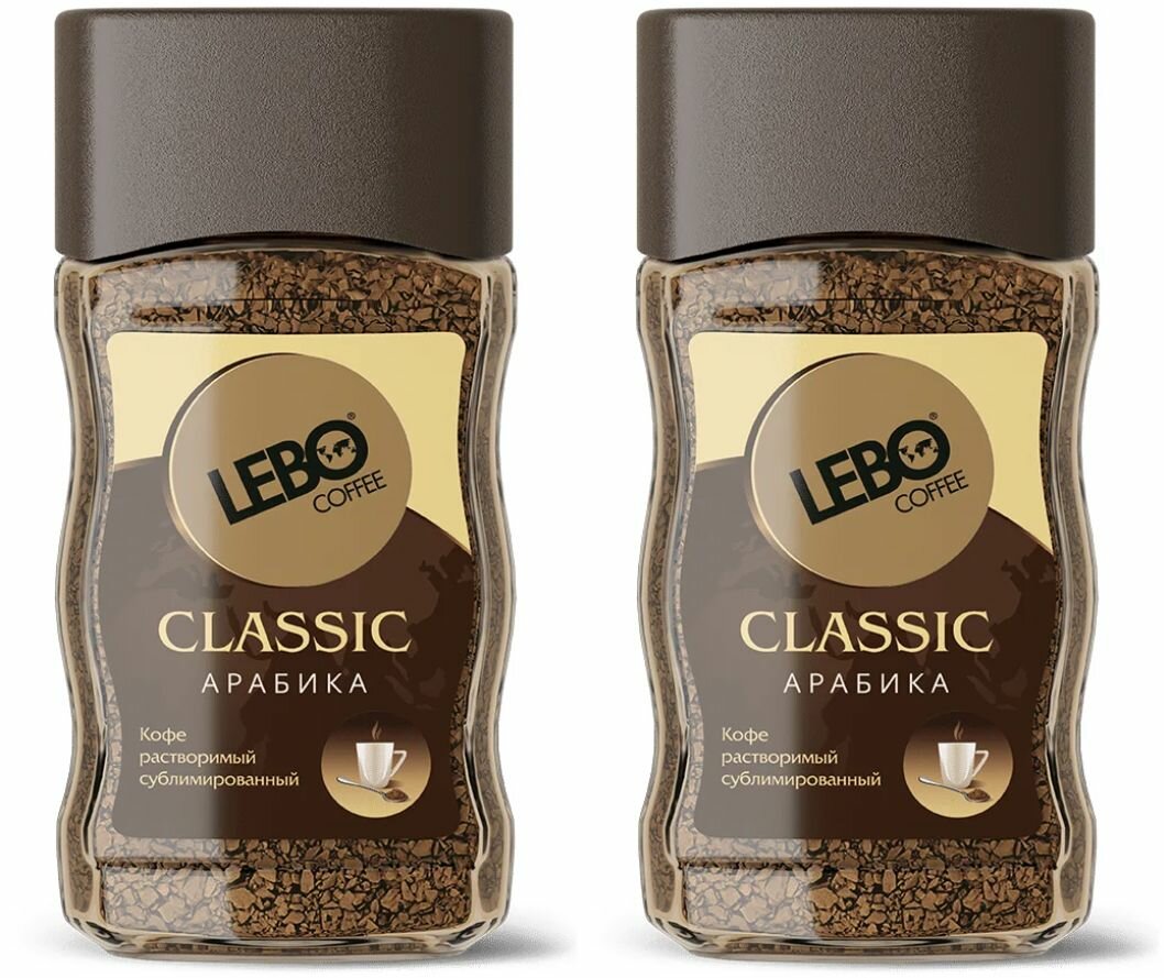 Lebo Кофе растворимое, 100 г, 2 шт