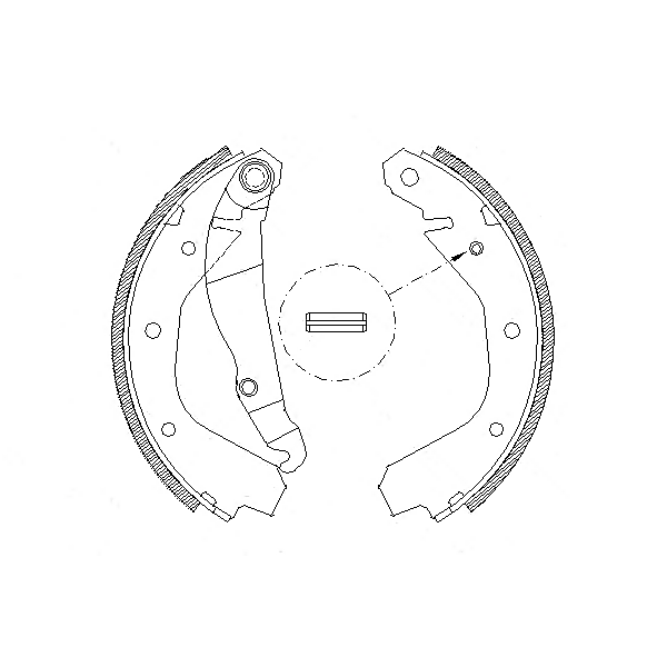 STELLOX 102 100-SX (04495-87702 / 04495-87703 / 04495-87709) колодки барабанные\ Opel (Опель) kadett / Corsa (Корса) 1.0-1.5d