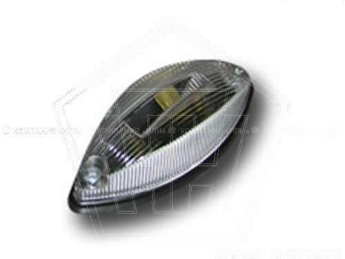 Фонарь габаритный лодочка белый (гф-2-06)