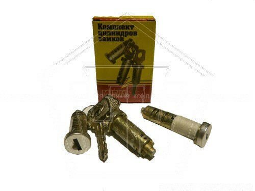 Личинка замка двери ваз 2110 (к-кт)