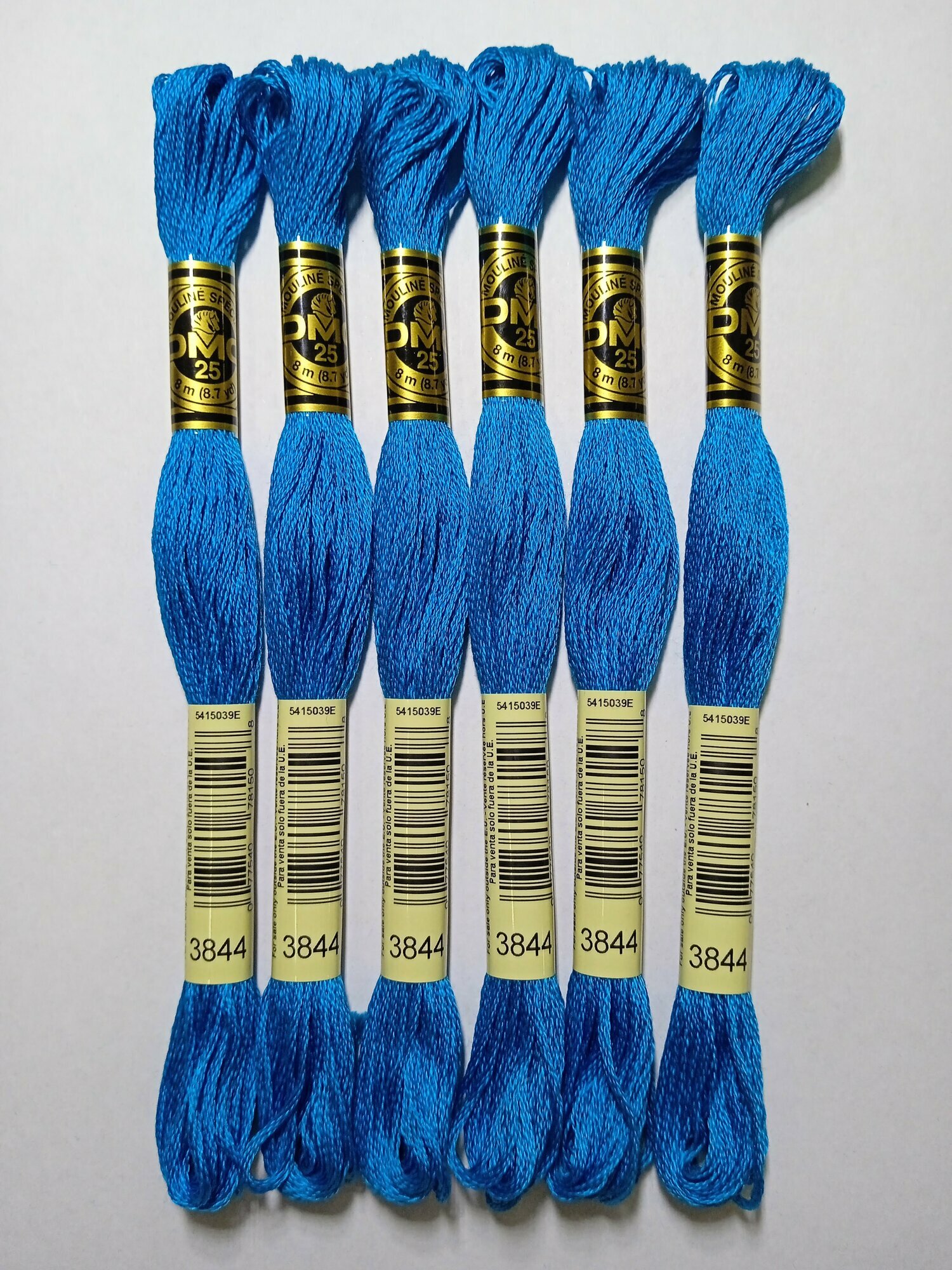 Набор ниток мулине, 8 м, 6 шт DMC-3844_6