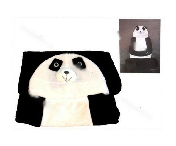 Накидка на сиденье меховая панда искусственная шерсть для комфорта зимой