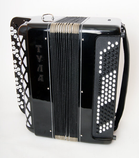 BN-39-2 Баян ученический двухголосный "Тула-210" 55х100-II+3, Тульская гармонь