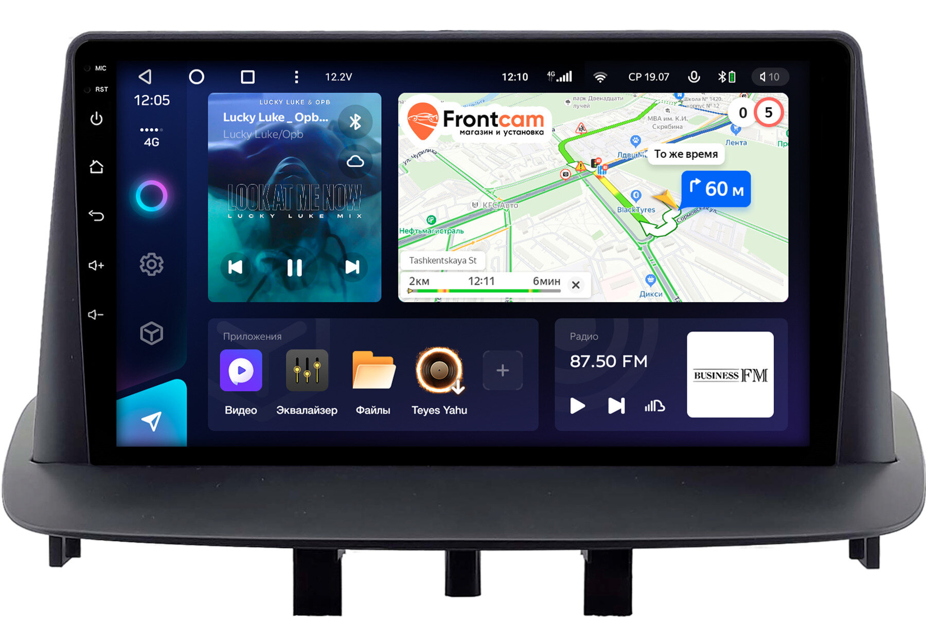 Штатная магнитола Renault Fluence, Megane 3 2008-2016 Teyes CC3 4/64 9" RM-9-2264 Android 10 (4G-SIM, DSP, QLed)