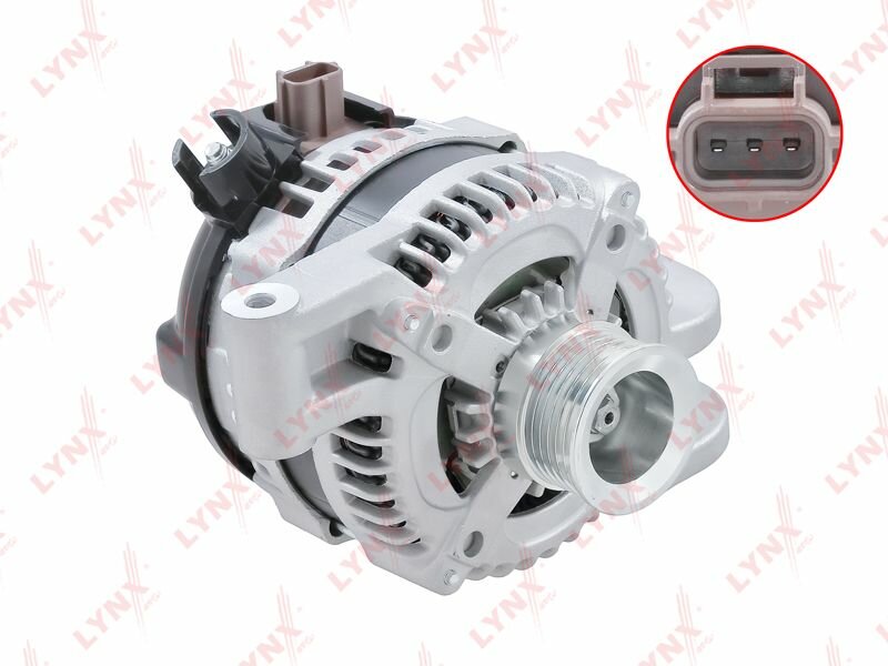 Генератор LYNXauto EA-1296. Для: Ford, Форд, Focus(Фокус) C-Max(С-Макс) 1.8 04-07 / Focus(Фокус) C-Max(С-Макс) 2.0 04-07 / Focus(Фокус) II 1.8 04-12 /