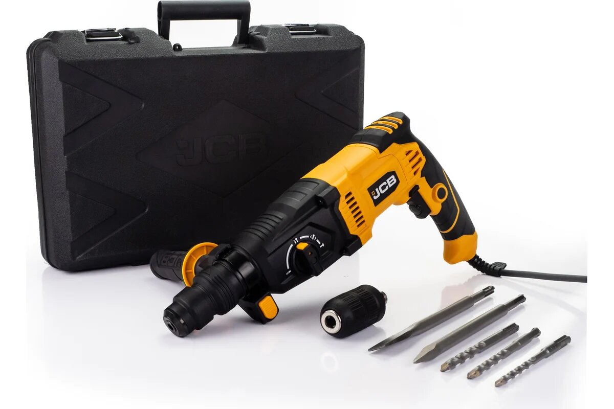 JCB Перфоратор электрический, 1050W, 0-4800об/мин, 3.5J JCB-RH1050-E(57218)